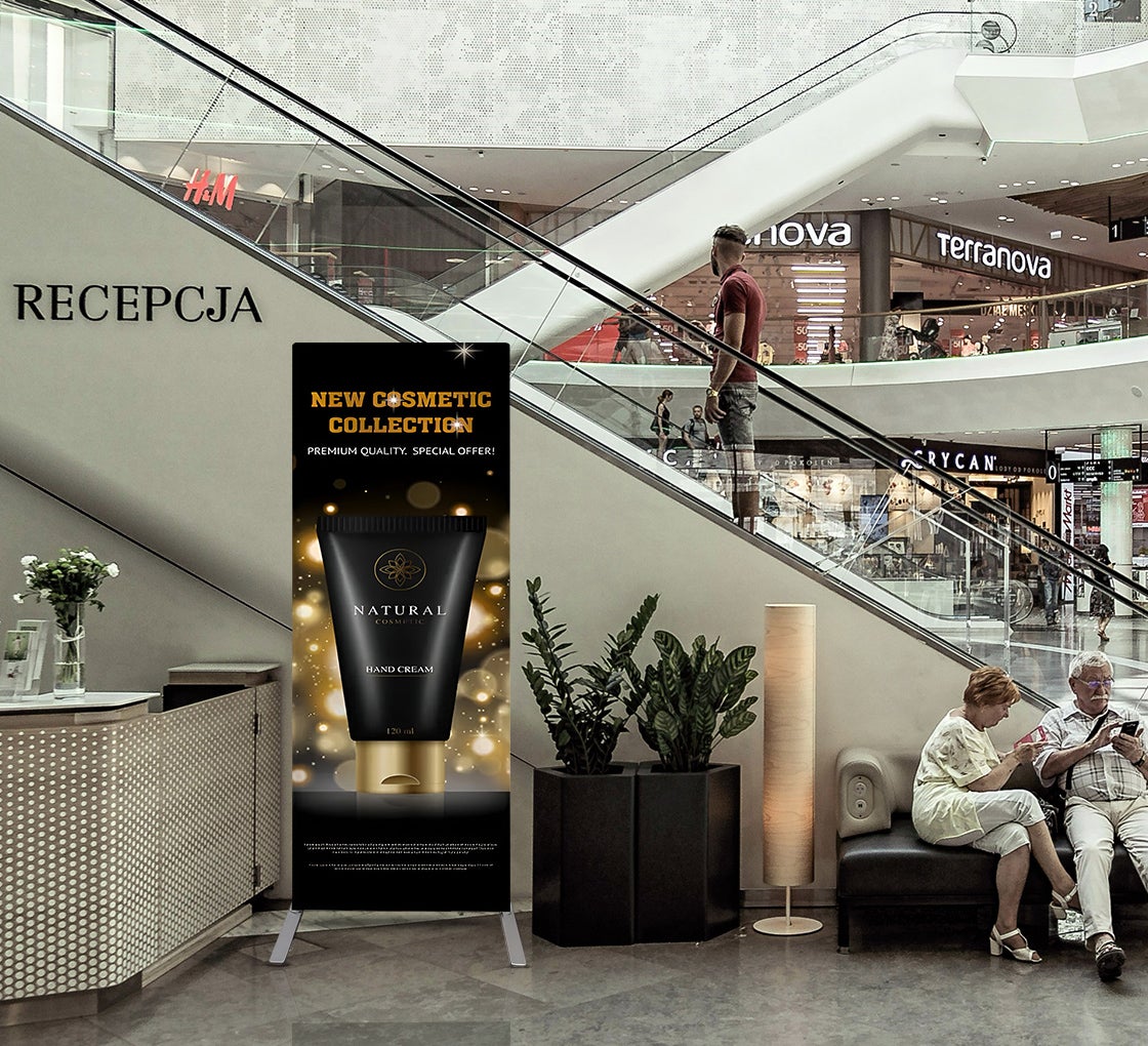 Economy EZ Extend Fabric Display Stand Online| Fast Delivery - CircleOne.in